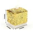 Efavormart 25 Pack | 2" Gold Sequin Glitter Mini Gift Boxes With White ...
