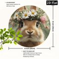 2D Flat, 1pc Large 8Inch Metal Rabbit Wind Chime Bird - Rotating Wind ...