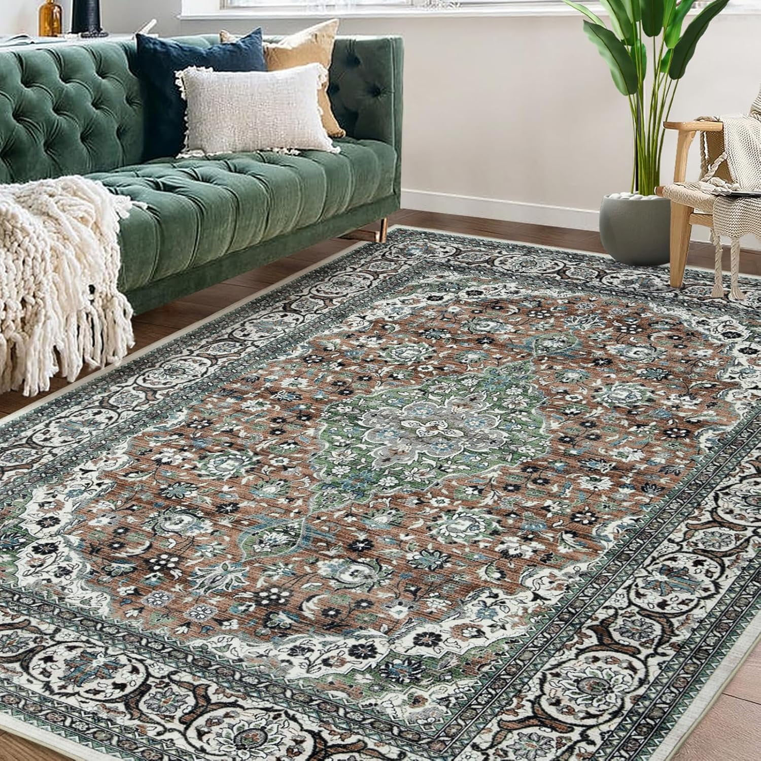 Click here for Cuisinsmart Vintage Oriental Area Rug 8x10ft  Dist... prices