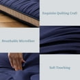 Foldable Single Size Japanese Futon Mattress Roll Up Tatami Mat For