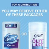 Secret Outlast Clear Gel Antiperspirant Deodorant For Women, Protecting ...
