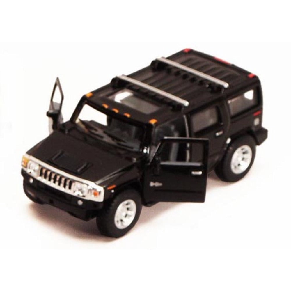 2008 Hummer H2 SUV, Black - Kinsmart 5337D - 1/40 scale Diecast Model ...