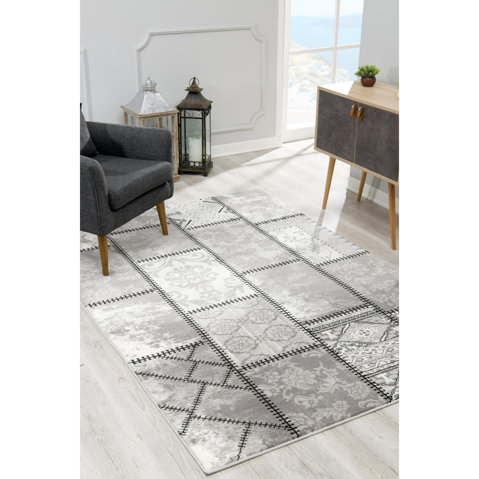 Click here for Rug Branch Montage Modern Abstract Indoor Area Rug... prices