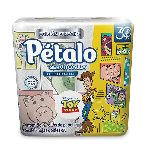 Servitoalla Pétalo Toy Story 2 rollos con 240 hojas dobles c/u ...