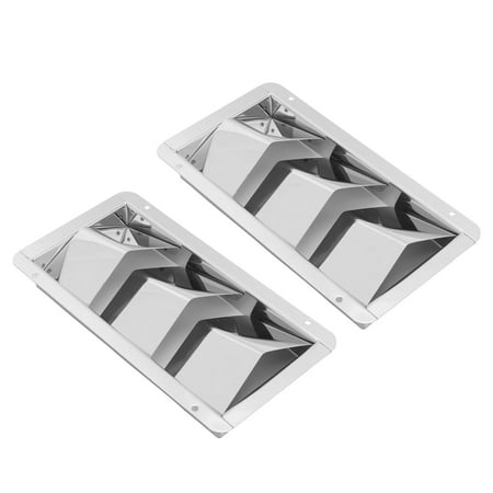 Boat Vent Grille, 304 Stainless Steel 2PCS 3 Slots Universal Boat ...