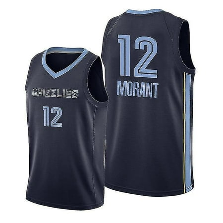Ja Morant #12 Blue Basketball Jersey 2021/2022 Season Men's Sport ...