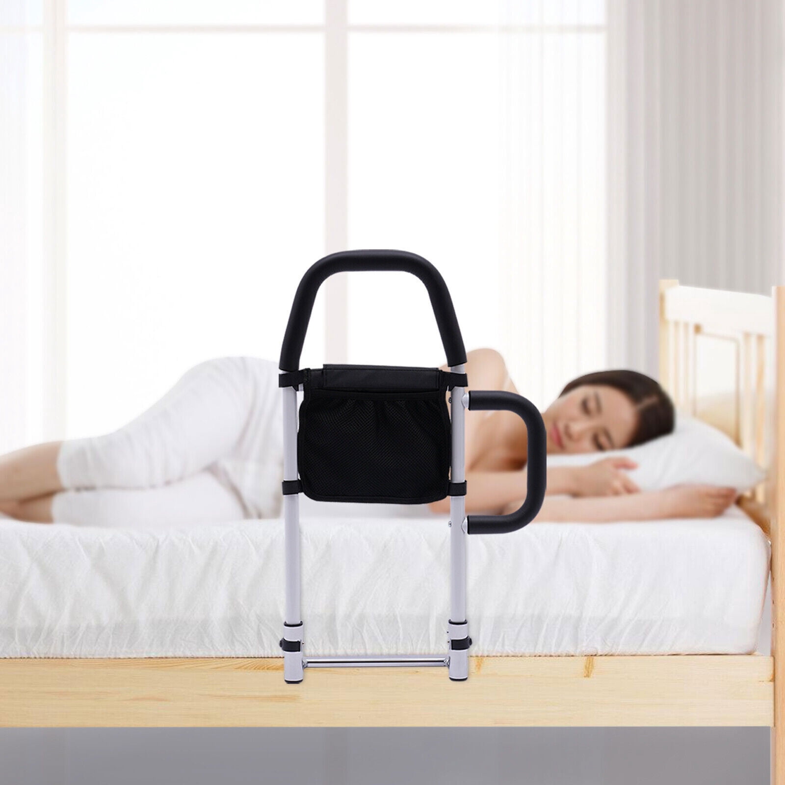 Elderly Adults Rail Assist Bed Rails for Seniors Safety Bed Cane Guard ...