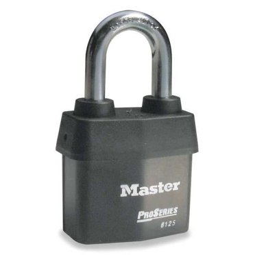 Master Lock Keyed Padlock, 7/8 in,Rectangle,Black 6121LJ - Walmart.com