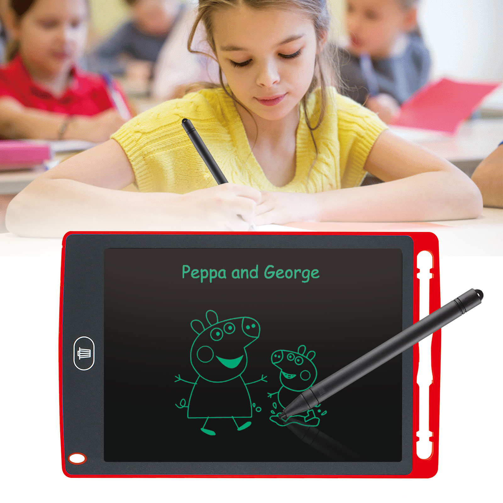LCD Writing Tablet - TSV Portable and Convenient 8.5 inch LCD Drawing ...