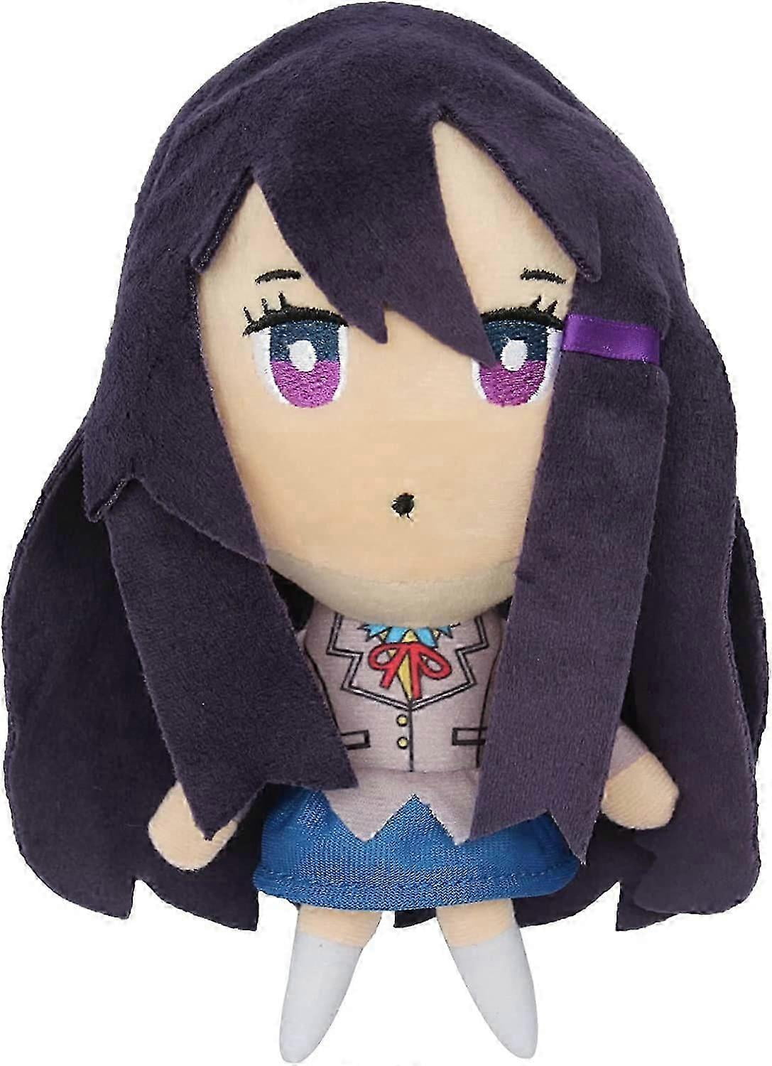 21.5cm/8.5in DDLC Plush, Anime Game Plushie Toy for DDLC Fans (Yuri ...