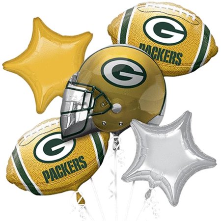 Loftus International A3-1415 Green Bay Packers Bouquet of Balloons ...