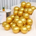 100pcs Gold Metallic Balloons 12 Inch Helium Party Balloons for ...