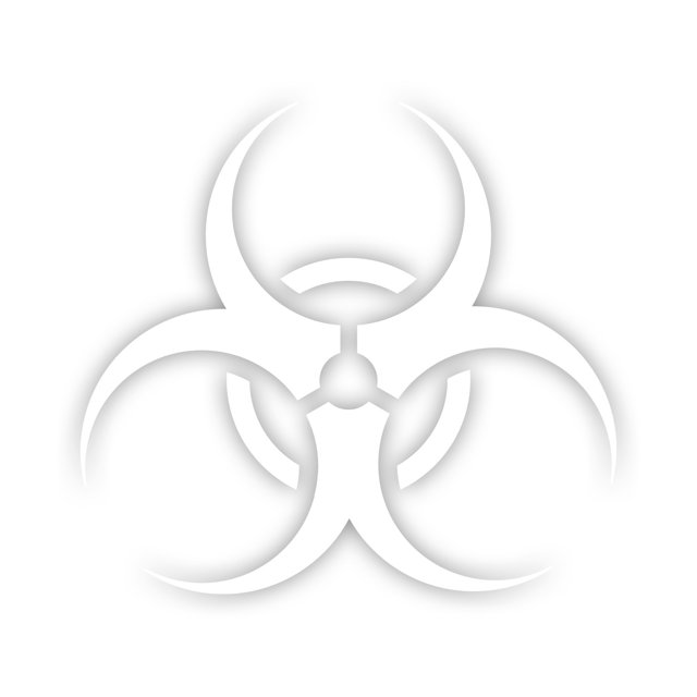 Biohazard Sticker Decal Die Cut - Self Adhesive Vinyl - Weatherproof ...
