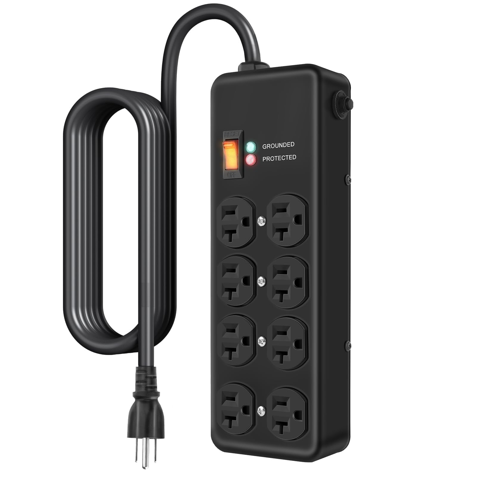 Outlet Extender Aazon.co: 12 Outlets Heavy Duty Etal Socket Power Strip ...