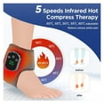 2 In 1 Heating & Massage Wrist Guard TYPE-C Rechargeable Electric ...