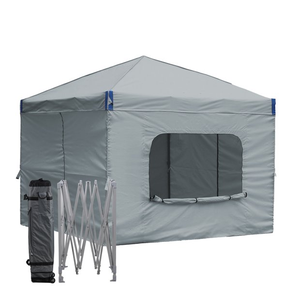 Aoodor Pop Up Canopy Tent with Removable Mesh Window Sidewalls ...
