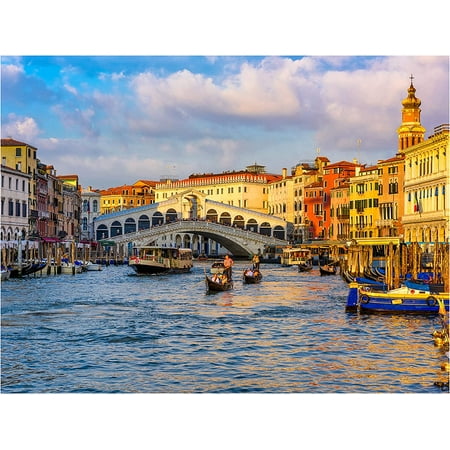 Jigsaw Puzzle Rialto Bridge, Venice 1500 Pieces Premium Edition ...