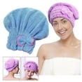 5.51IN Ultra-Soft Microfiber Hair Drying Towel Wrap with Bow, Fast ...
