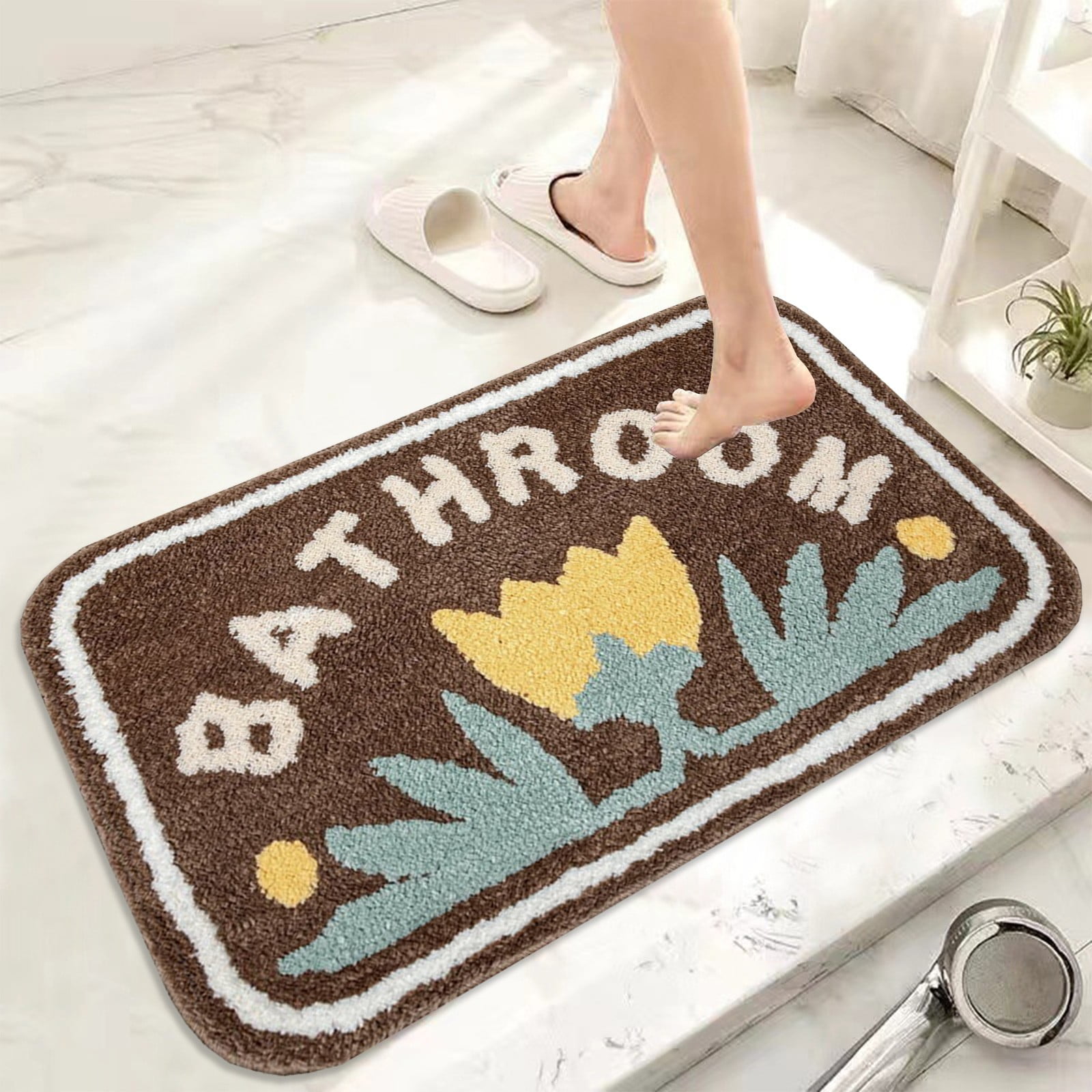 Click here for Eqwljwe Bath Mats For Bathroom Non Slip pink Bathr... prices