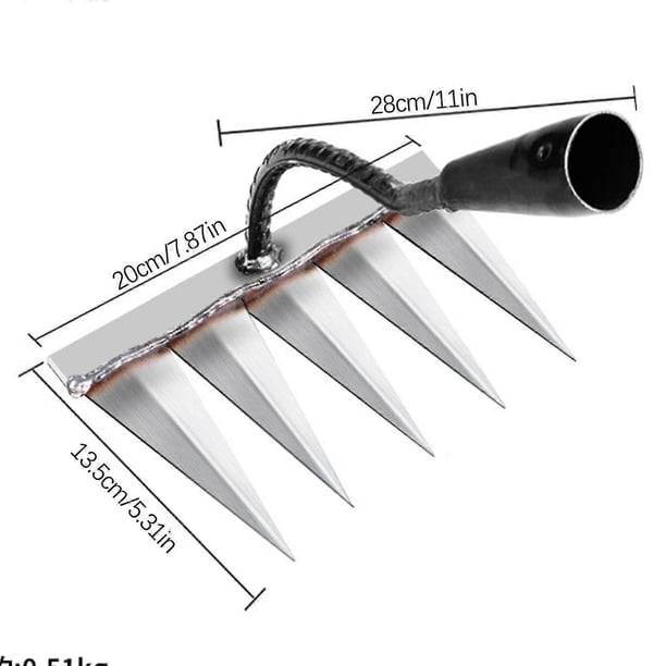 Hoe Weeding Rake Farm Tools Hoe Weeding Hoe Rake Loose Nail Rake Steel ...