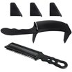 Conair Barber Comb, Classic Design Section & Trim, Black - Walmart.com