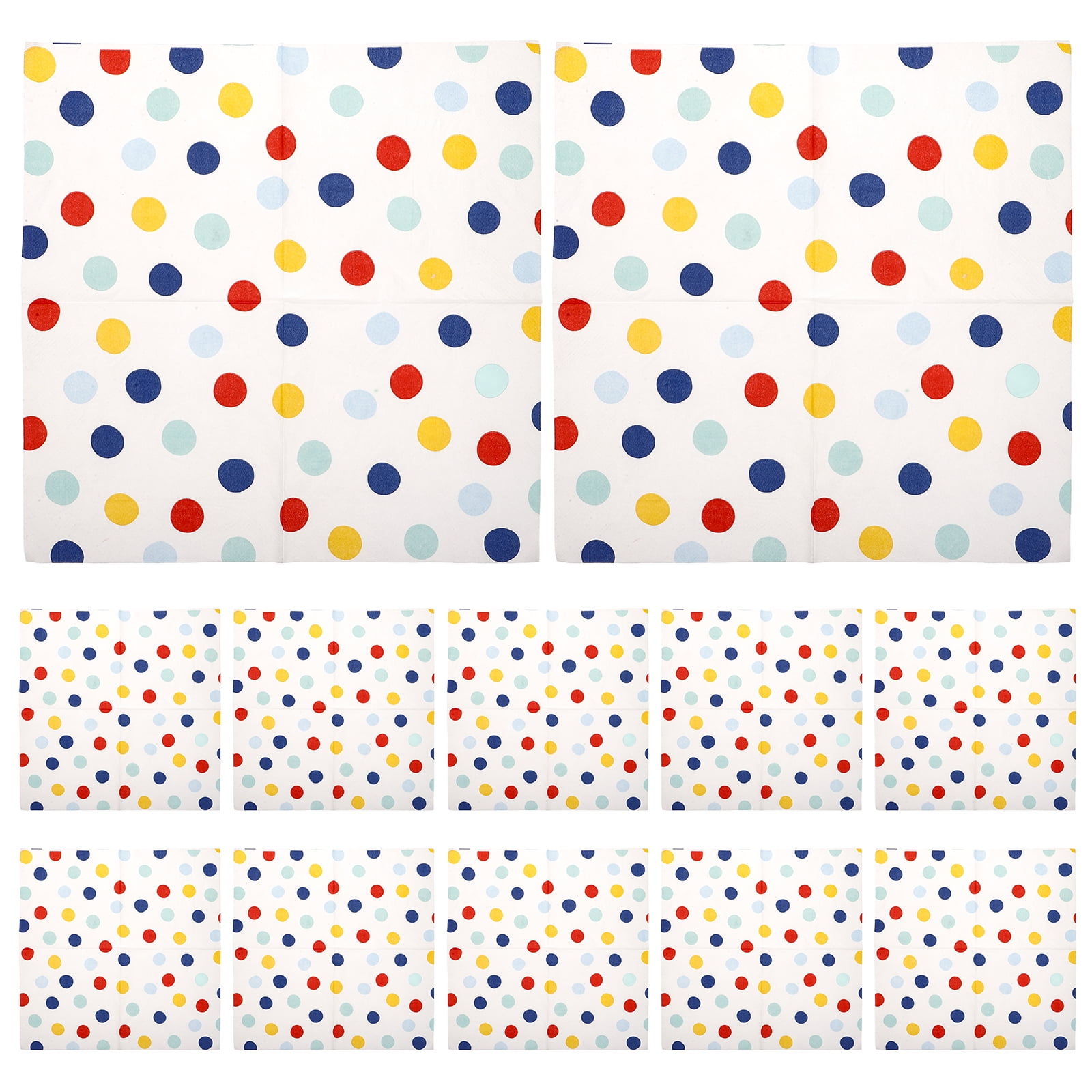 Click here for Hydreachca Decor Napkins Multi Colored Dots Soft A... prices