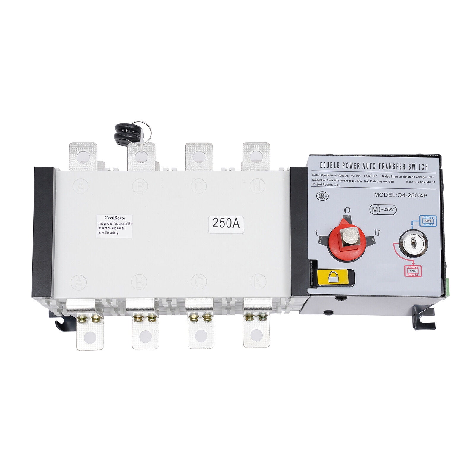 Buy Miumaeov Dual Power Automatic Transfer Switches Self Cast Conversion Switch Generator ...