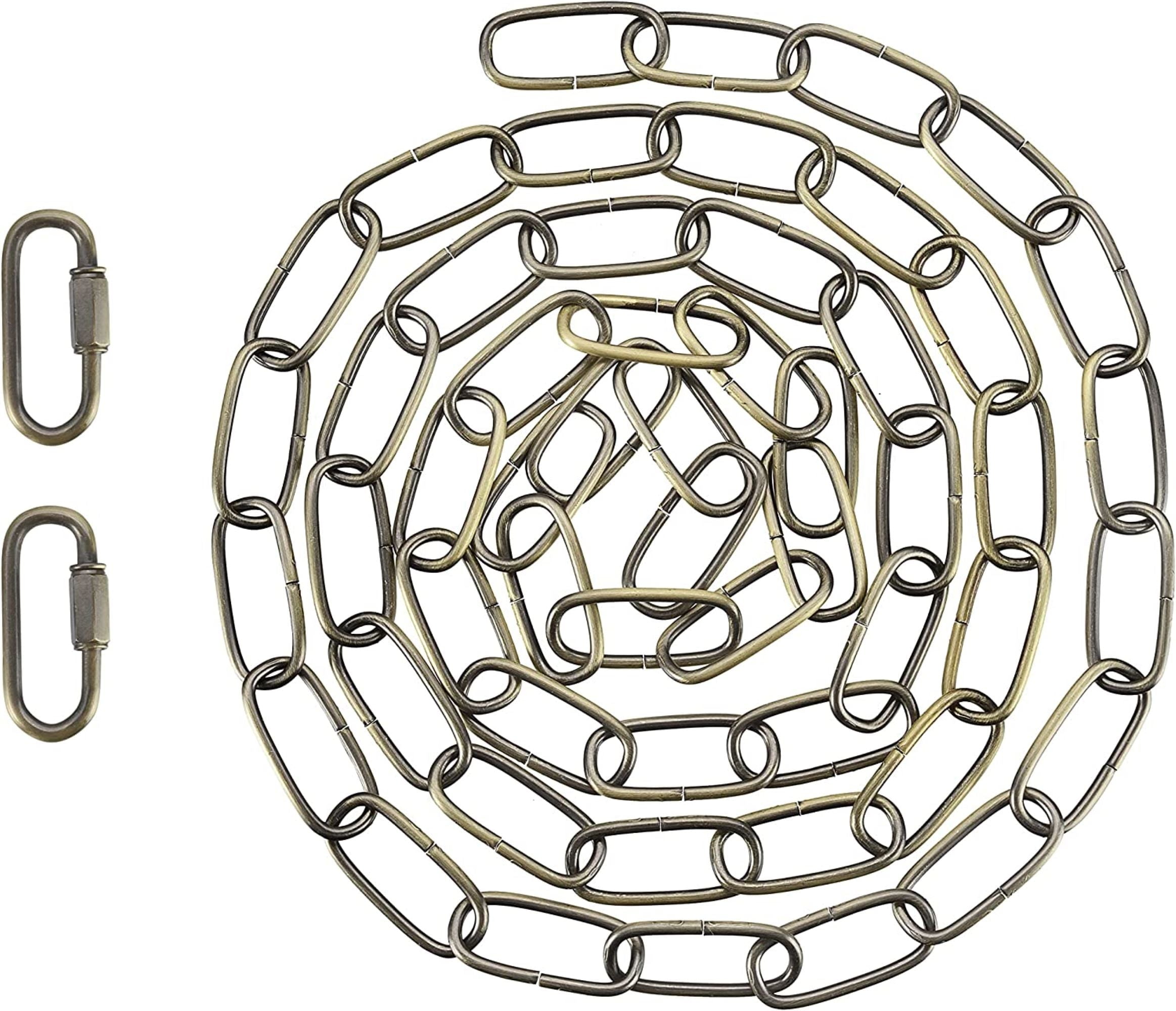 Aspen Creative 21113-51,Steel 6 Feet Heavy Duty Chain & Quick Link ...