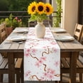 Table Runner Dresser Scarves 36 Inch Long,Pink Cherry Flower Petals ...