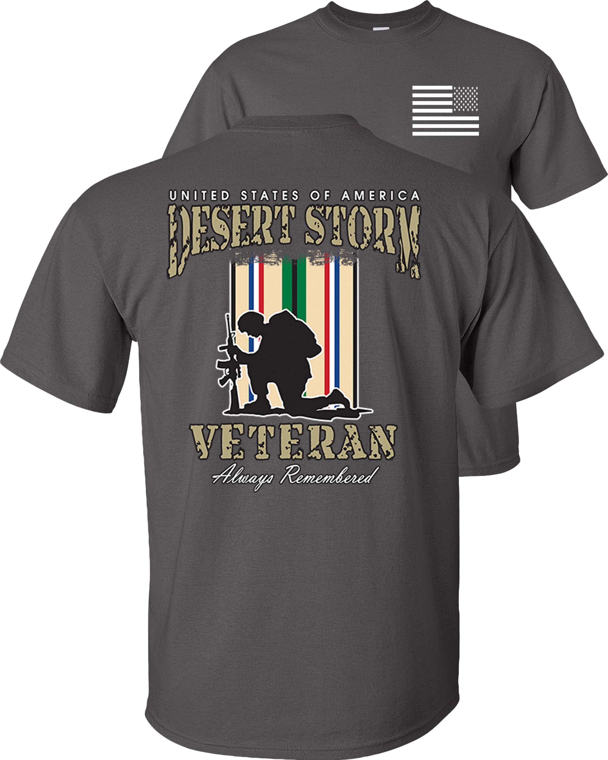 Fair Game Desert Storm T-Shirt Proud Veteran USA Campaign Service ...
