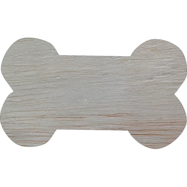 Wooden Dog Bone Blank Shape, 6'' Wood DIY Craft - Walmart.com