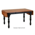 Sunset Trading Oak Selections 72" Drop Leaf Extendable Wood Dining ...