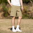 CAIVO Father's Day Gifts Men's Cargo Shorts Outdoor Camping With ...