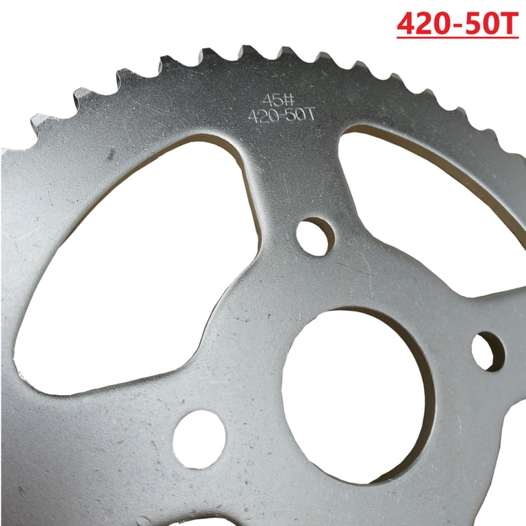 50 Tooth Sprocket 50 Tooth 420 Chain Go Kart Sprocket - Compatible With ...