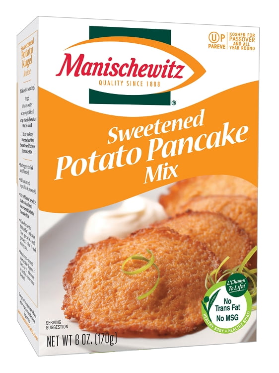 Manischewitz Sweetened Potato Pancake Mix 6 oz (pack of 1) - Walmart.com