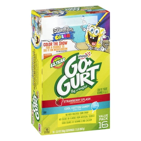 UPC 070470137728 - YOPLAIT GOGURT LOW FAT YOGURT COTTON CANDY & STRAWBERRY 16CT | upcitemdb.com