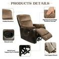 TACKspace Oversized Flannel Rocker Recliner - Walmart.com