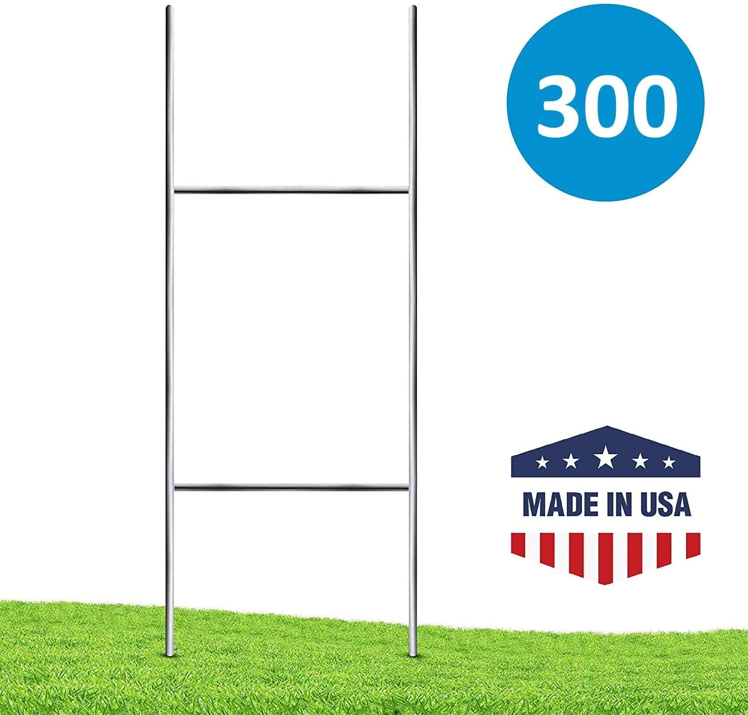 Yard Sign Stakes – Professional 24" x 9" H Stakes for Yard Signs ...