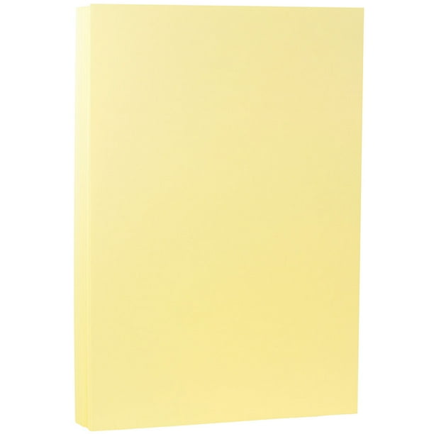 JAM Matte Legal Paper, 8.5x14, 50/Pack, 28lb Light Yellow - Walmart.com