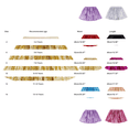 Coerni Toddler/Big Girls Sparkly Skirt Glitter Sequin A-Line Mini ...