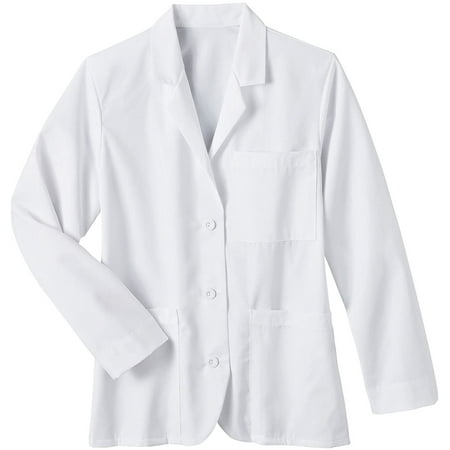 White Swan Meta Womens 6 Pocket 28 Length White Consultation Coat ...