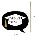 Big Dot of Happiness Funny Gold Graduation Party Photo Booth Props Kit ...