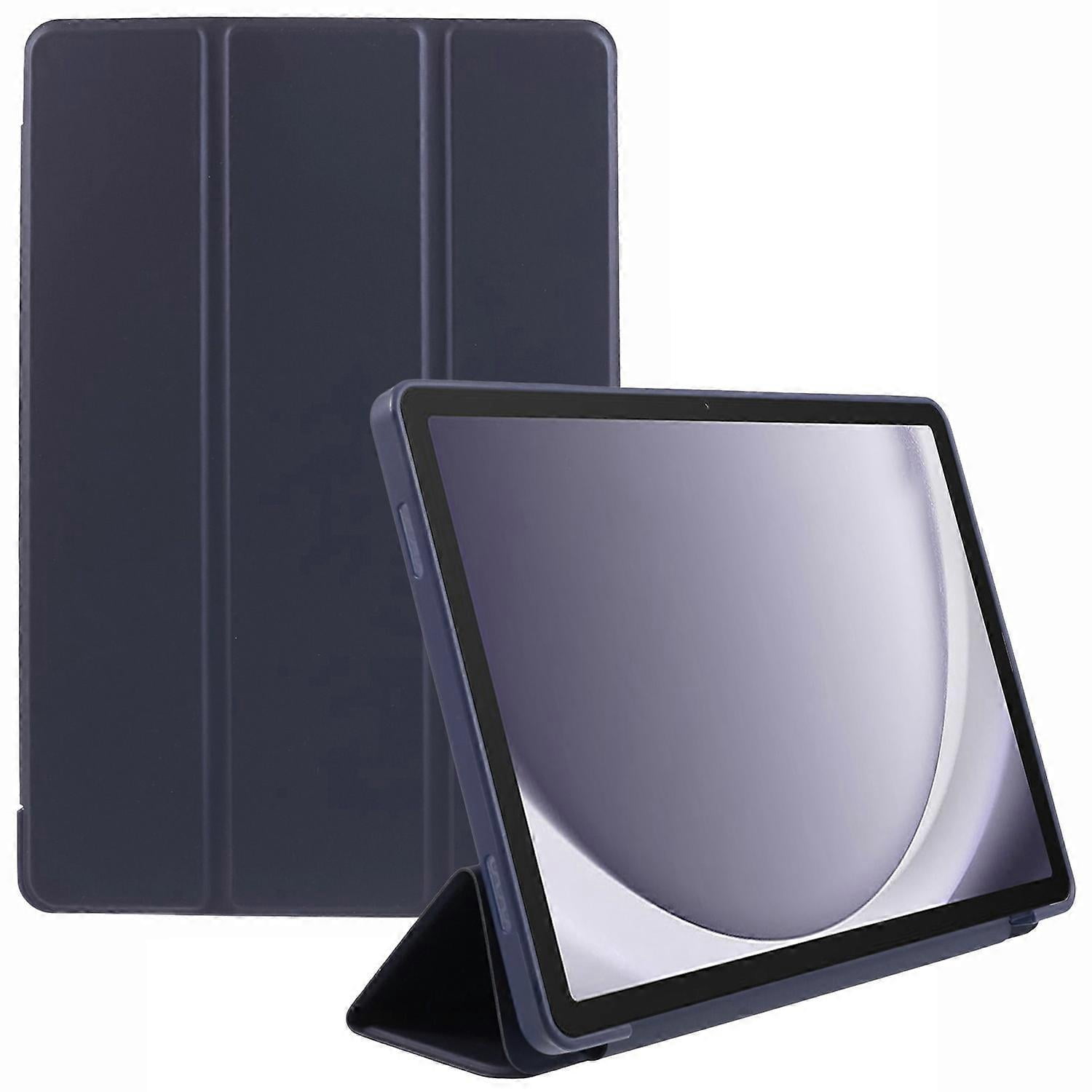 For Samsung Galaxy Tab A9 Tri-fold Stand Cover PU Leather Honeycomb ...