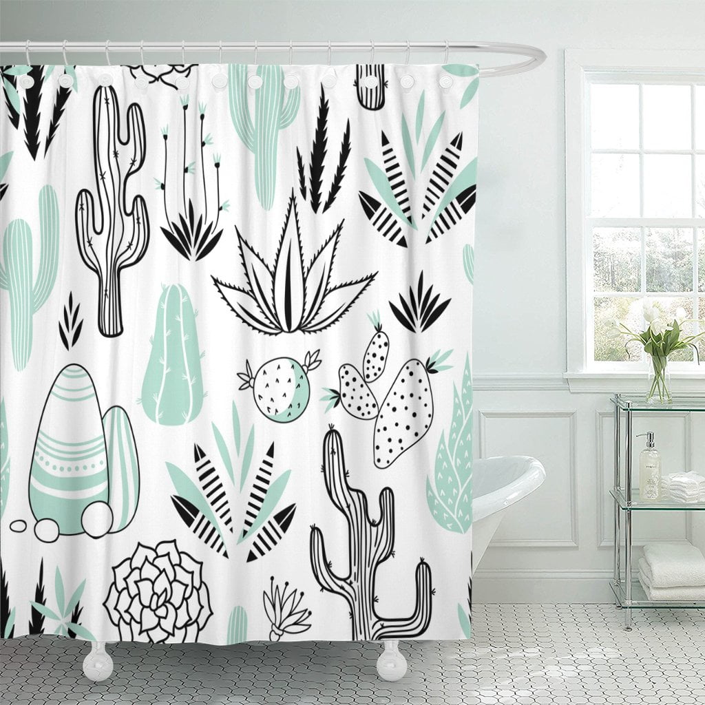 Click here for Bsdhome Green Pattern Floral Cactuses And Succulen... prices