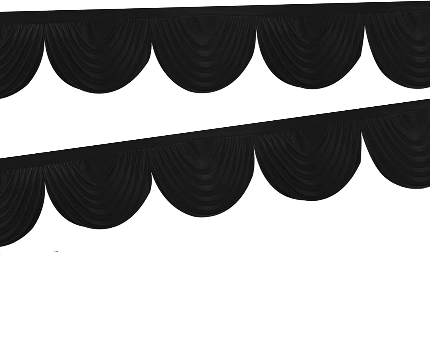 Stage Curtain Border Black And White