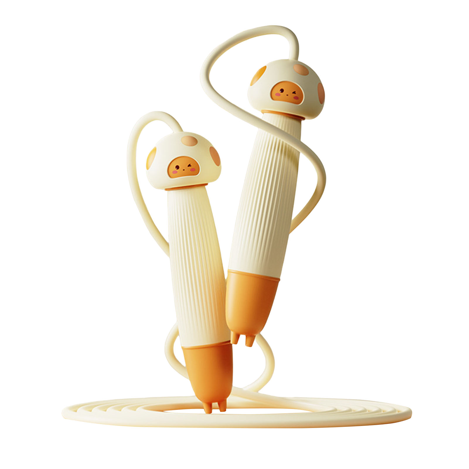 UDIYO Skip Rope Comfortable Grip Tangle-Free Adjustable Cartoon Bamboo ...