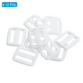 Uxcell 27/32 Inch Tri-Glide Slide Buckles, 10 Pack Plastic Webbing ...