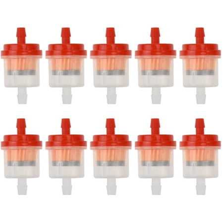 Red inline Gas Fuel Filter for motorcycle Scooter Moped Roketa Jonway ...