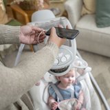 Ingenuity InLighten Baby Swing, Easy-Fold Frame, Swivel Infant Seat ...