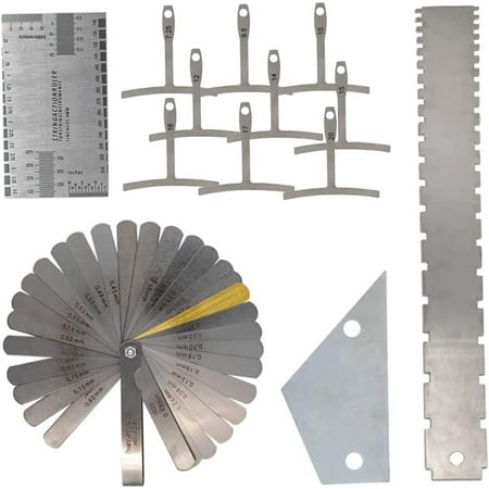 Guitar Luthier Measuring Tools Set Guitar Neck Notched Straight Edge ...